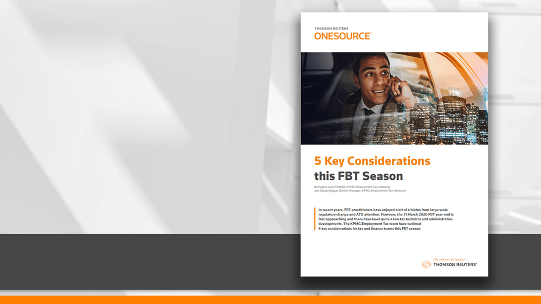 5 Key Considerations this FBT Season